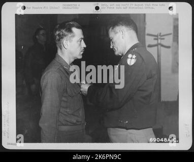 Headquarters, Fourteenth Air Force, China -- Colonel John G. Armstrong ...
