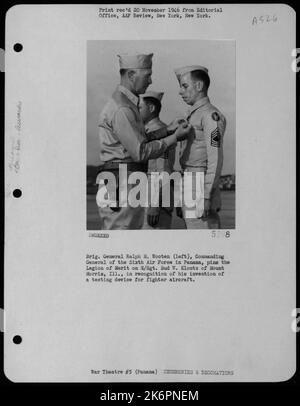 Brig. General Ralph H. Wooten (Left), Commanding General Of The Sixth ...