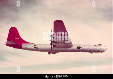 Consolidated Vultee B-36 in Flight, Air Fair, Chicago, Illinois ...
