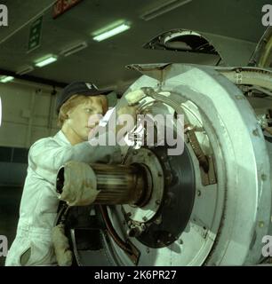 Jet Engine Mechanic Assigned to the 316th Field Maintenance Squadron ...