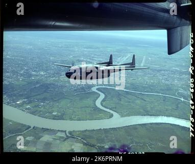 Left Front View of AC-119G. Left Front View of AC-119G. "Tan Son Nhut ...