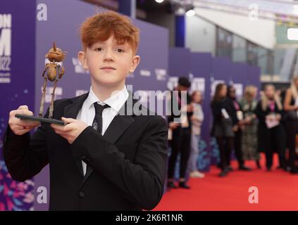 Gregory Mann attending the world premiere of Guillermo del Toro's ...