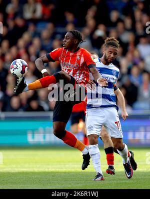 Queens Park Rangers' Tyler Roberts (centre) celebrates scoring their ...