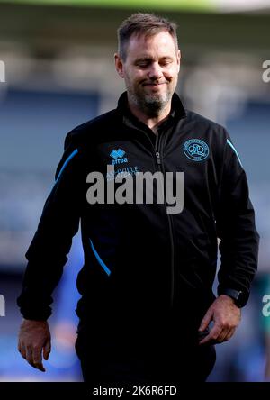 Queens Park Rangers manager Michael Beale ahead of the Sky Bet ...