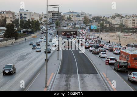 Jordan, Amman Bus Rapid Transit - Tabarbour (Express Bus) public ...