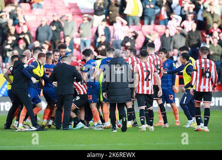 Sheffield, UK. 15th October 2022. Anel Ahmedhodzic of Sheffield Utd ...