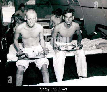 Photograph of Survivors of the USS Indianapolis (CA-35)"Survivors of ...