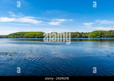 The Untersee or lower lake of the ville chain of lakes in the summer ...