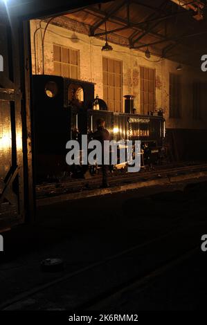 "Prince of Wales" inside the shed at Aberystwyth Stock Photo - Alamy