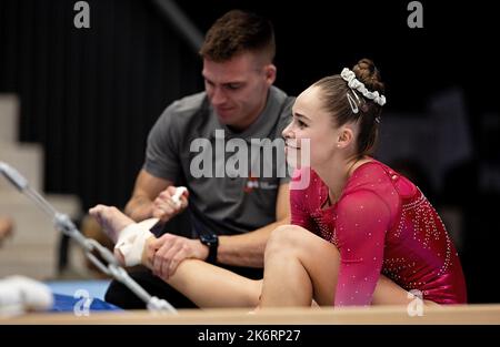 ROTTERDAM - Eythora Thorsdottir during the second qualifying match for ...
