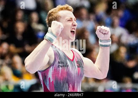 15 October 2022, Hesse, Rüsselsheim: Gymnastics: World Championship ...