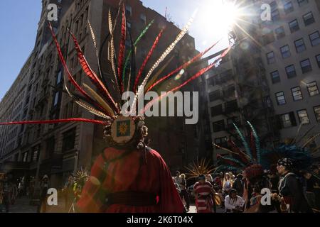 The first annual "Indigenous Peoples of the Americas Day Parade" took ...