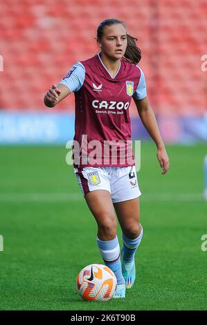 Sarah Mayling (2 Aston Villa) on the ball During the Womens Super ...