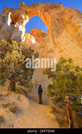 Beautiful Grosvenor arch in Utah, USA Stock Photo - Alamy