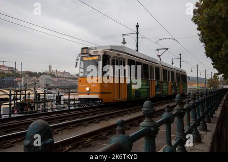 Tram line 2 running along Pest’s Riverbank, and the Danube Promenade ...
