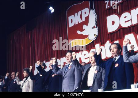 Nuremberg. 7th Party Congress of the German Communist Party (DKP) on 6 ...