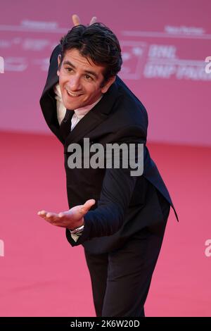 (10/14/2022) Francesco Mandelli, an actor of "La Cura" film, on red ...