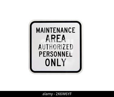 Maintenance Sign with the words Maintenance at a wall Stock Photo - Alamy