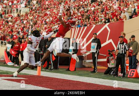Bloomington, USA. 16th Oct, 2022. Maryland Terrapins running back Roman ...