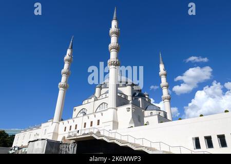 The Great Mosque of Tirana (Namazgah Mosque, Xhamia e Namazgjase) is ...