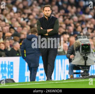 Everton manager Frank Lampard during Premier League between Tottenham ...