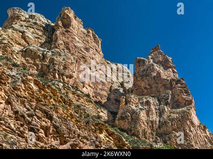 Weber sandstone rocks, Sheep Creek Canyon Geological Area, Uinta ...