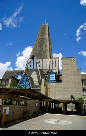 beautiful church of higuey in the dominican republic Stock Photo - Alamy