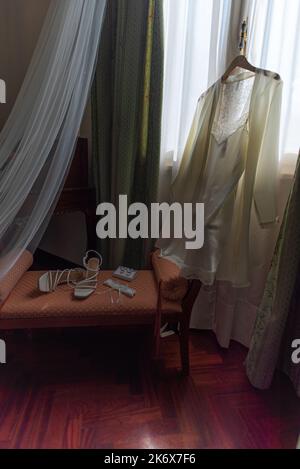 Spectacular composition for wedding with various accessories Stock ...