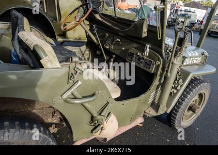 2nd World War American miliary vechicle the 4WD Willys Jeep Stock Photo ...