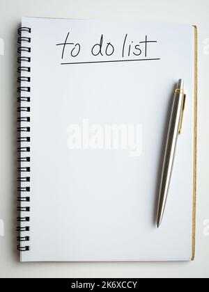 To do list concept. "to do list," handwritten text font with underline ...