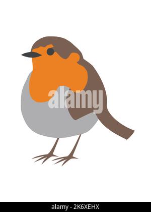 European robin bird Stock Vector Image & Art - Alamy