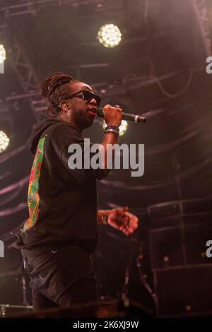 Youssoupha in concert during Fiesta des suds 2022 in Marseille, France ...
