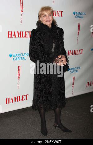 Barbara Walters attends the opening night of Hamlet on Broadway ...