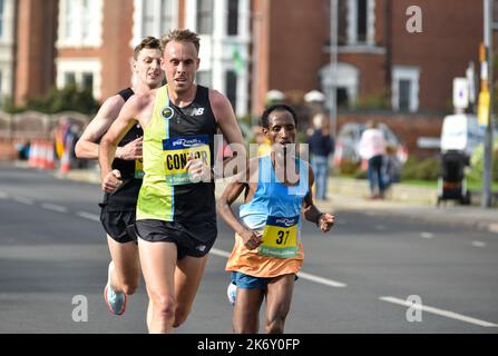 Front runners ahead of the field in the Great South Run around the ...