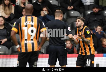Hull City's Dogukan Sinik during the Sky Bet Championship match at MKM ...