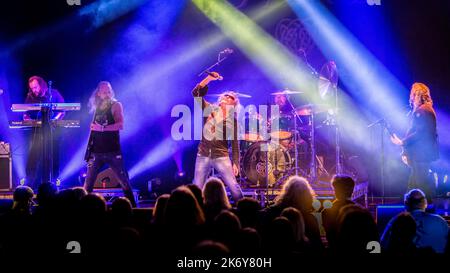 Dare on stage at The Apex Stock Photo - Alamy