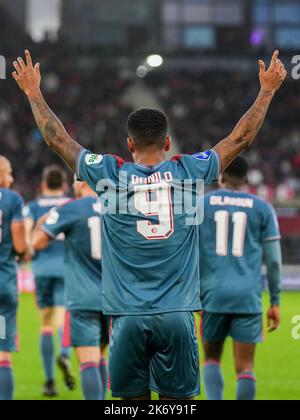 Alkmaar - Danilo Pereira da Silva of Feyenoord celebrates the 1-3 ...