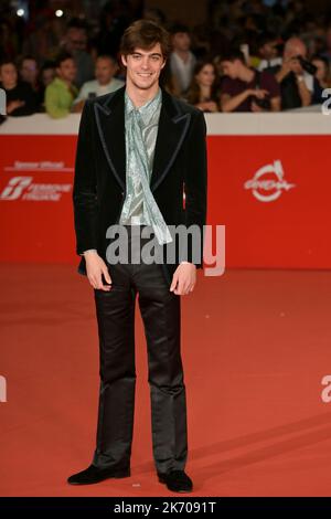 Lorenzo Zurzolo for "Django - La serie" film on red carpet during the ...