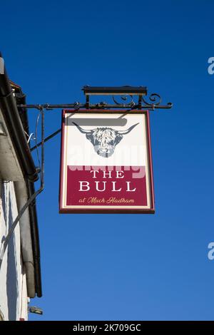 The Bull Pub Much Hadham Hertfordshire Stock Photo - Alamy