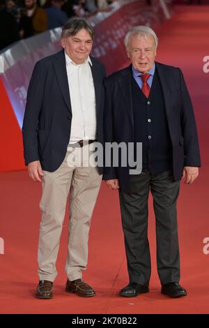 Matteo Principe (l) and Sebastiano Grasso (r) attend the red carpet of ...