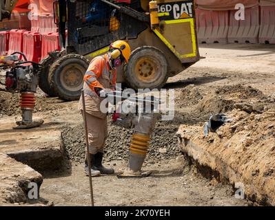 Medellin, Antioquia, Colombia - June 2 2022: Colombian Men Working in ...