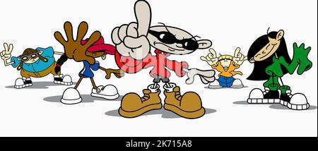 KUKI SANBAN AKA NUMBUH 3, WALLABEE BEETLES AKA NUMBUH 4, CODENAME: KIDS NEXT DOOR, 2002 Stock ...