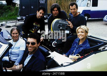 Britney Spears on the set of her movie debut, Crossroads, in Los ...