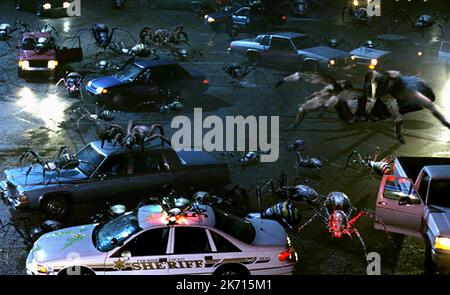 GIANT SPIDERS IN CAR PARK, EIGHT LEGGED FREAKS, 2002 Stock Photo - Alamy