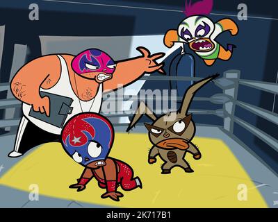 MUCHA LUCHA!, Flea, Rikochet, Buena Girl, 2002 Stock Photo - Alamy