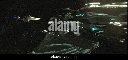 U.S.S. ENTERPRISE, SCIMITAR, STAR TREK: NEMESIS, 2002 Stock Photo - Alamy