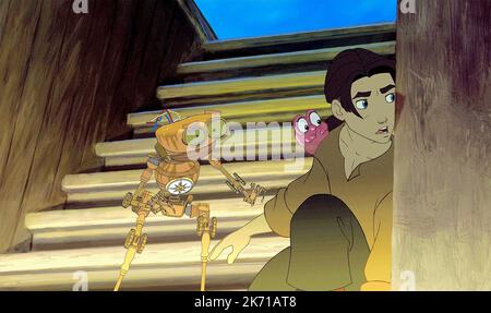JIM HAWKINS, BEN, MORPH, TREASURE PLANET, 2002 Stock Photo - Alamy