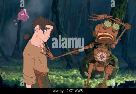 BEN, MORPH, JIM HAWKINS, TREASURE PLANET, 2002 Stock Photo - Alamy