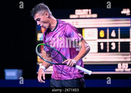 Austrian Alexander Erler celebrates during the qualification game ...
