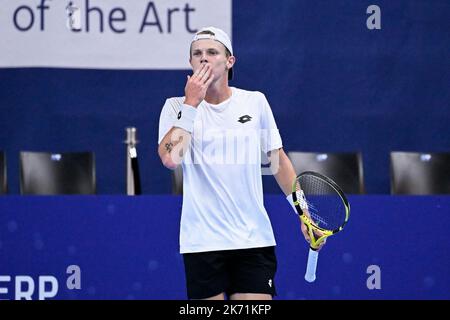 Dutch Jesper De Jong celebrates during the qualification game between ...